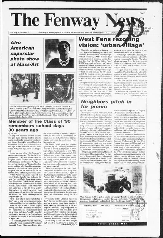 The Fenway News. October 01, 1990 - Digital Commonwealth