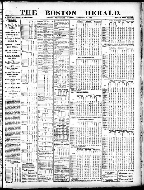 The Boston Herald. November 08, 1876 - Digital Commonwealth