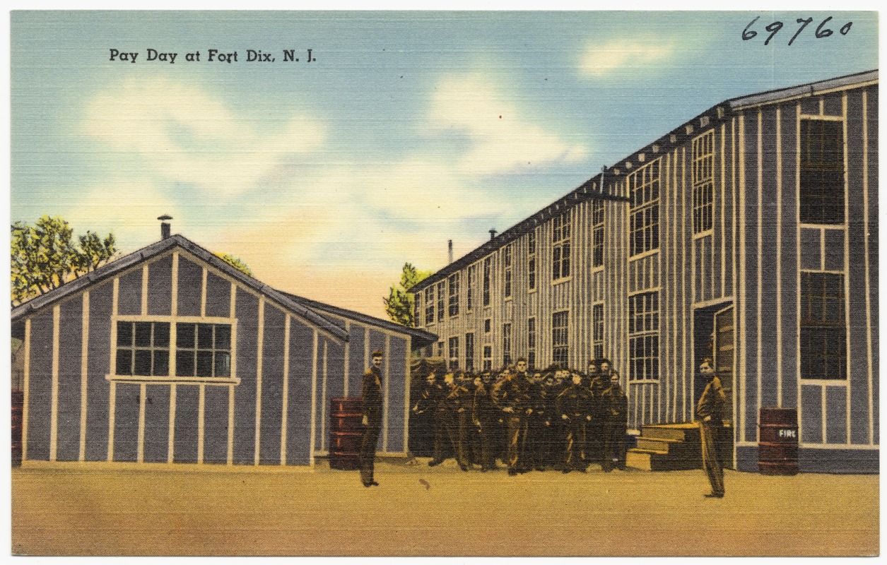 Pay day at Fort Dix, N.J. - Digital Commonwealth