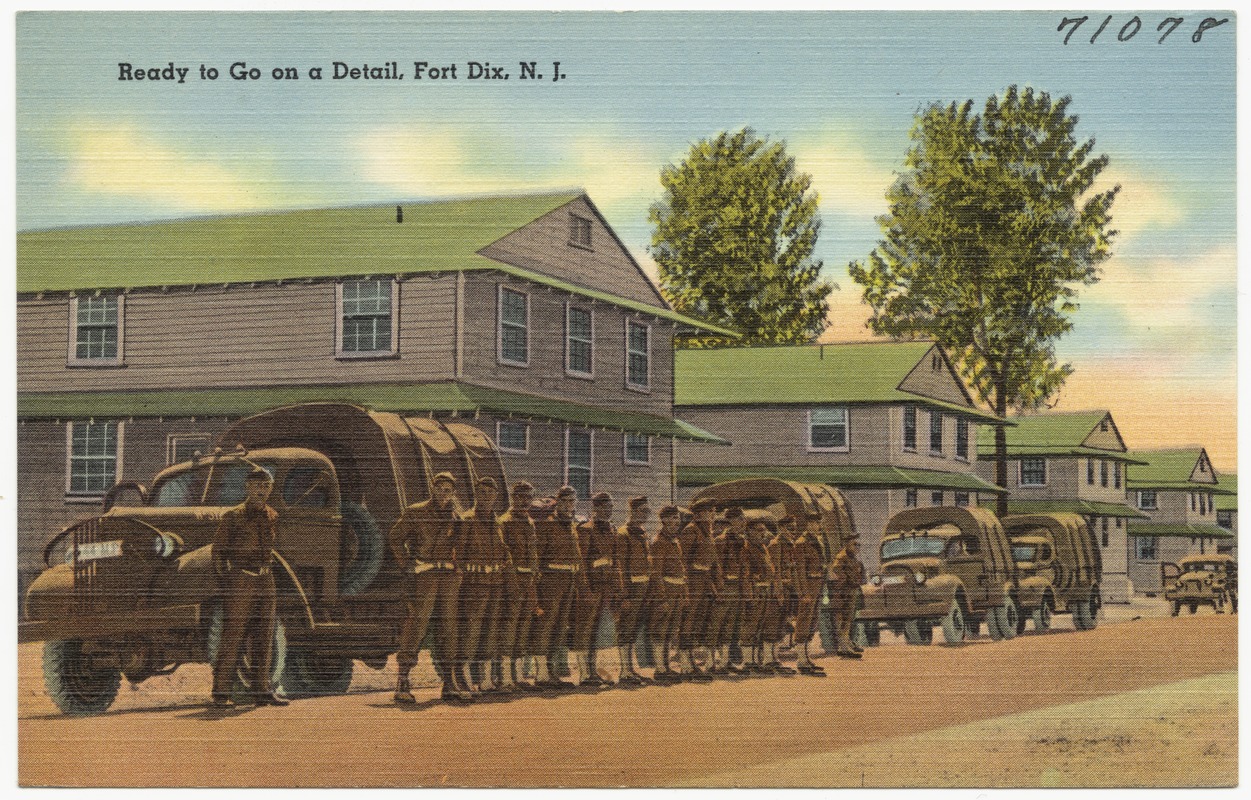 Ready to go on a detail, Fort Dix, N.J. - Digital Commonwealth