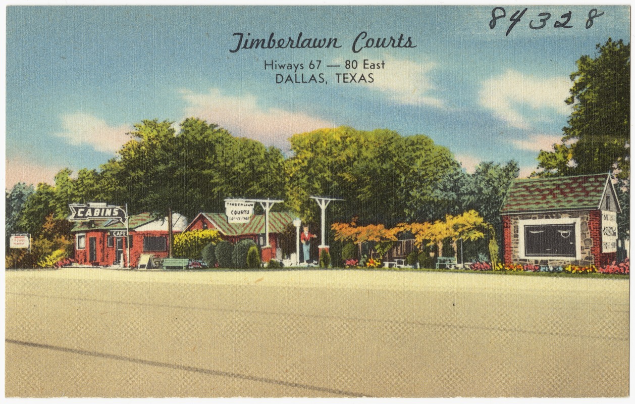 Timberlawn Courts, hiways 67 -- 80 east, Dallas, Texas - Digital ...