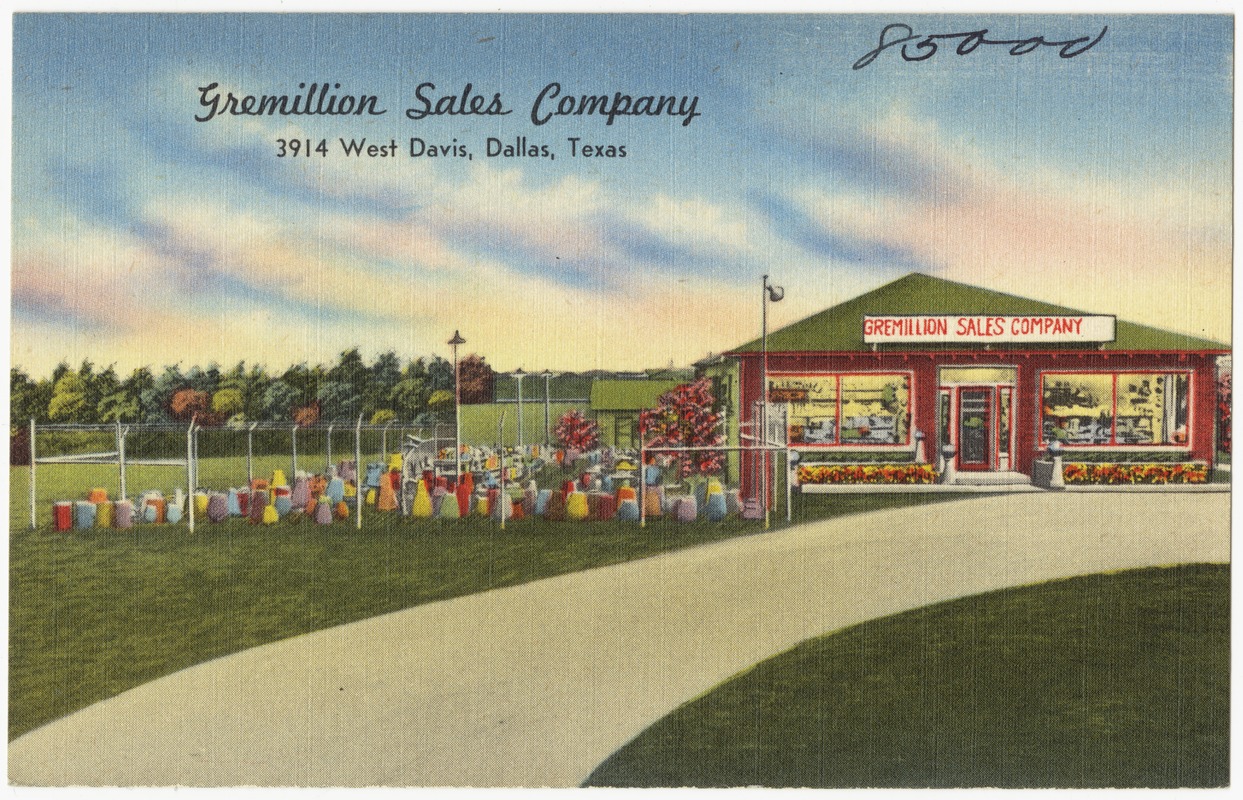 Gremillion Sales Company, 3914 West Davis, Dallas, Texas - Digital ...