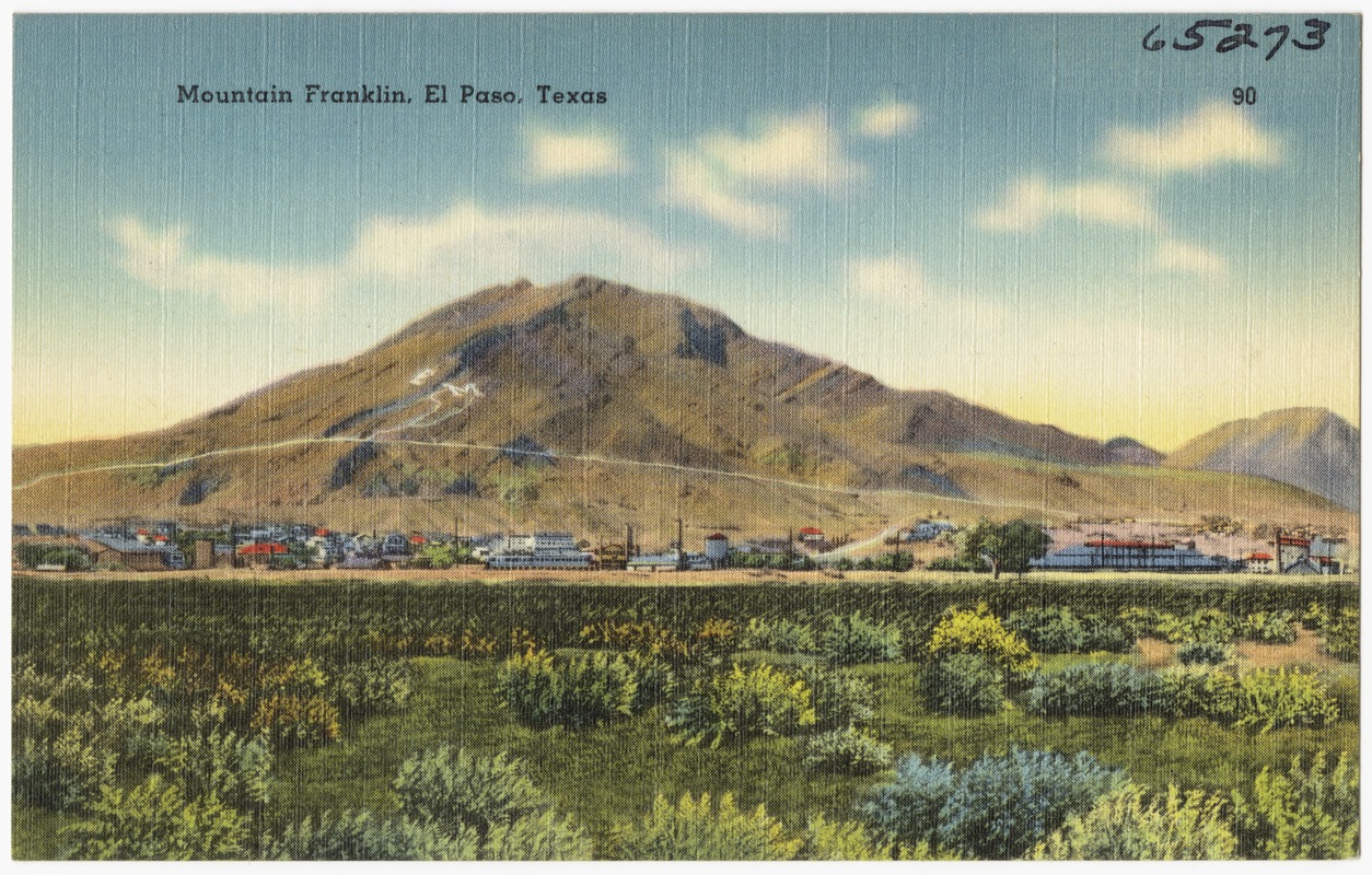 Mountain Franklin, El Paso, Texas - Digital Commonwealth