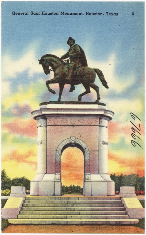 General Sam Houston Monument, Houston, Texas - Digital Commonwealth