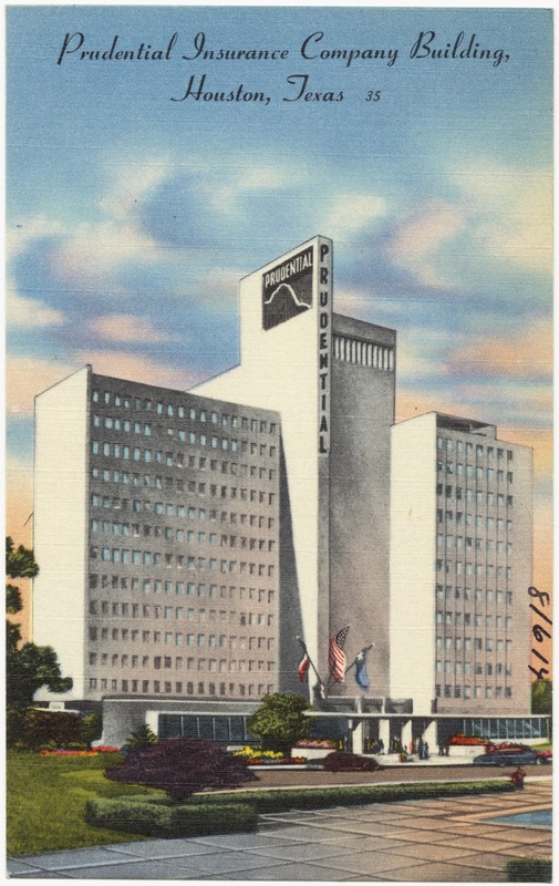 Prudential Insurance Company Building, Houston, Texas - Digital ...