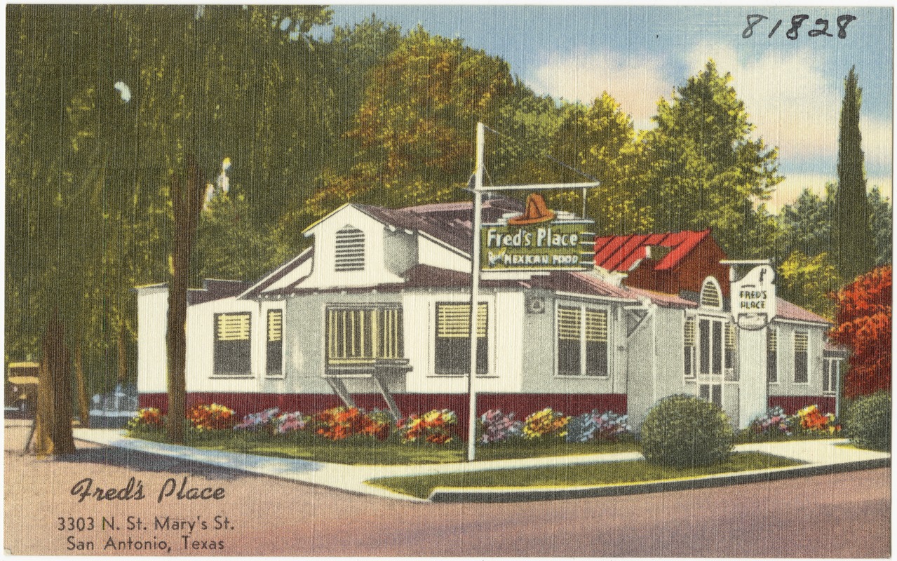 Fred's Place, 3303 N. St. Mary's St., San Antonio, Texas - Digital ...