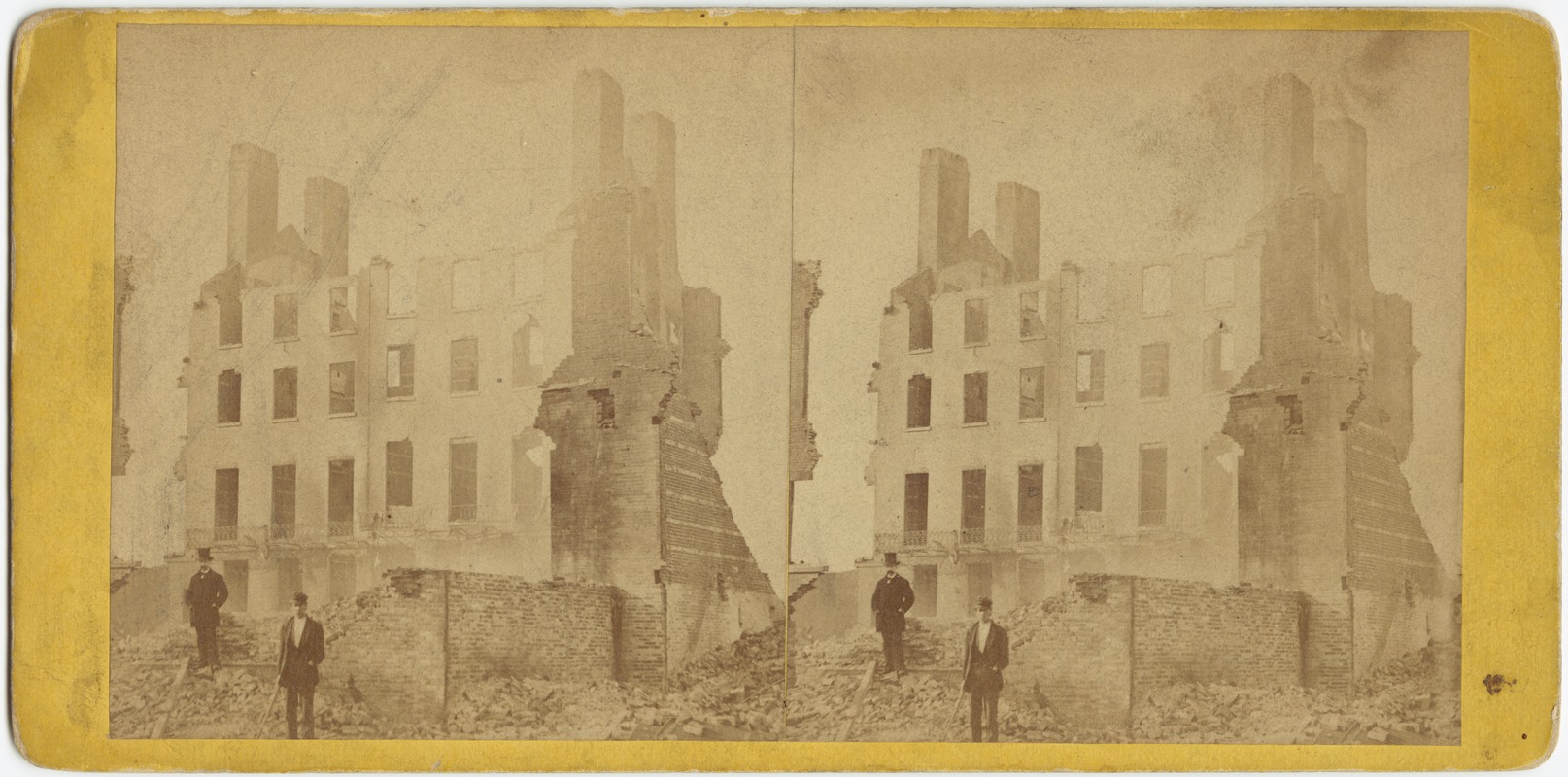 Milk St. Ruins of the fire - Digital Commonwealth