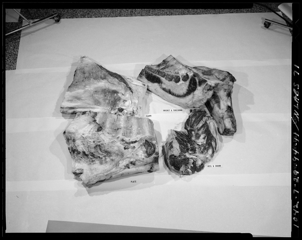 Flank, brisket + foreshank, plate, heel+shank - Digital Commonwealth