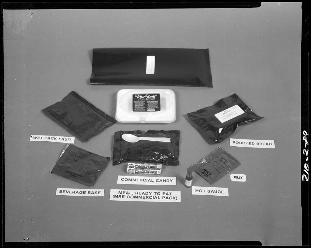 Meal ready-to-eat (MRE commercial pack) - Digital Commonwealth