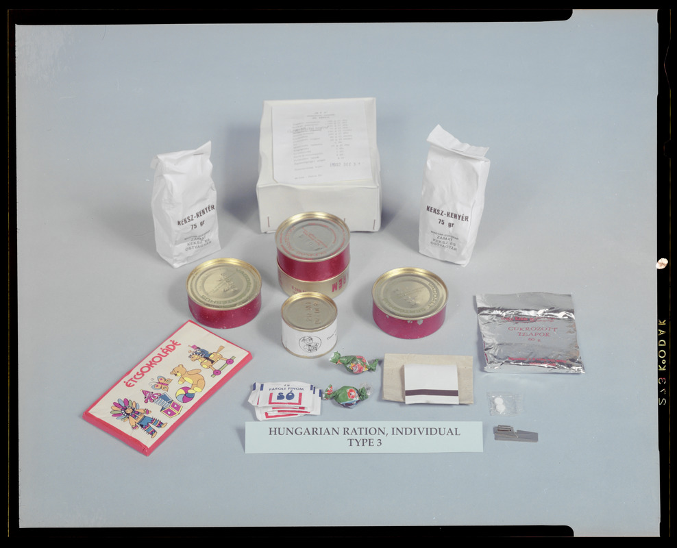 Hungarian ration, individual type 3 - Digital Commonwealth