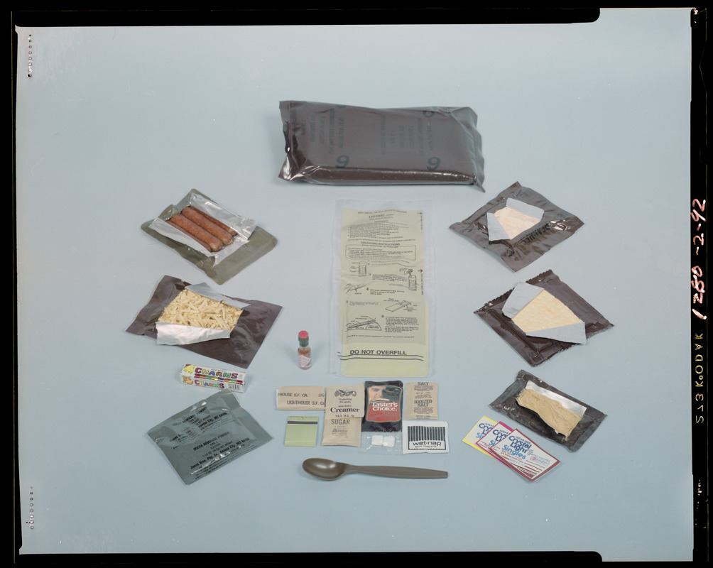 Food lab, MRE 13 menu 6 - new items for MRE 13 - Digital Commonwealth