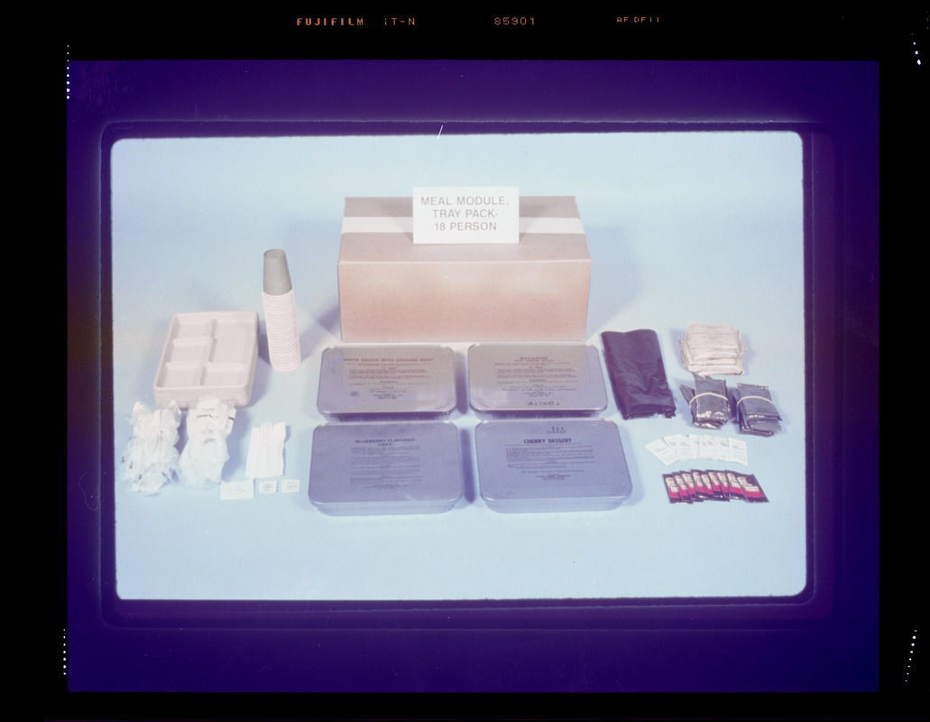 Meal module, tray pack - 18 person - Digital Commonwealth