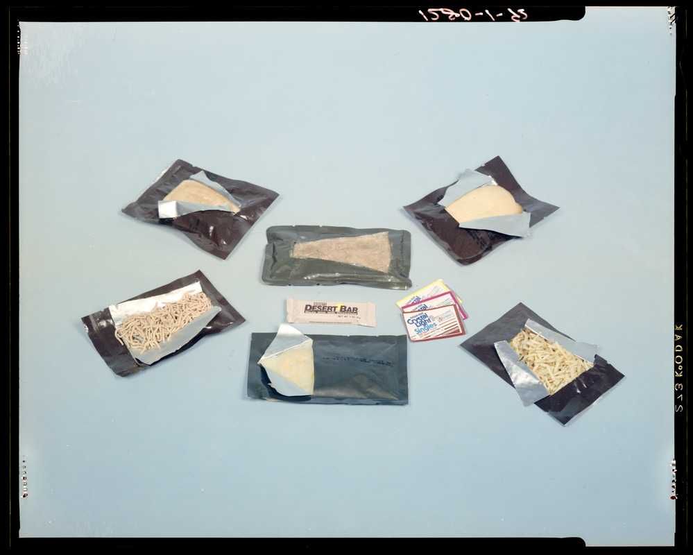 Food lab, MRE 13 menu 6 - new items for MRE 13 - Digital Commonwealth