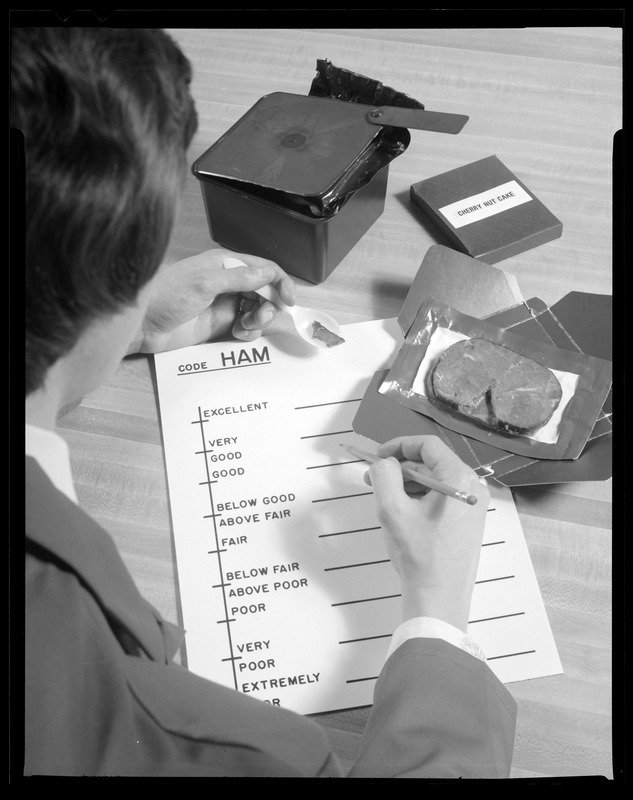 Test tasting ready to eat meal C - Digital Commonwealth