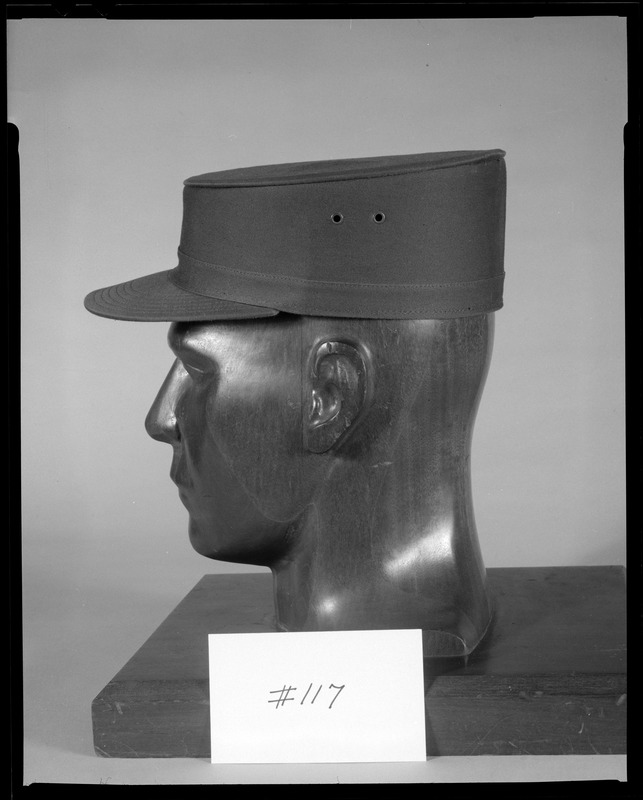 Men's army head gear - Digital Commonwealth