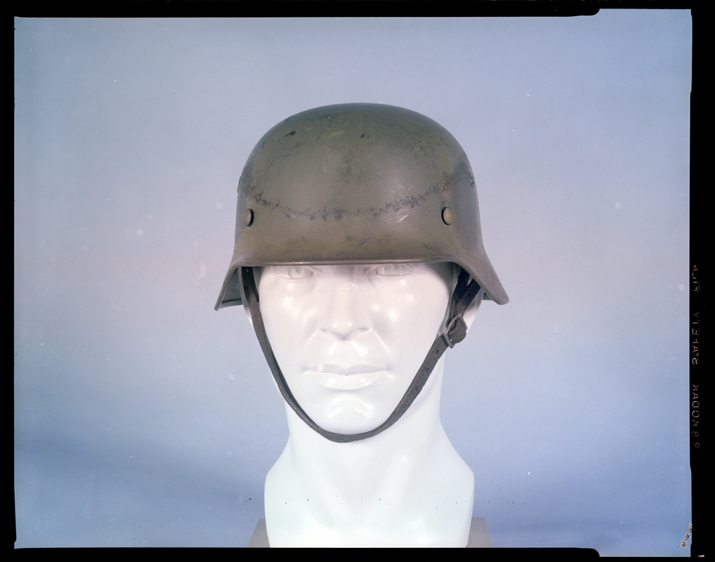 Helmet, front view - Digital Commonwealth