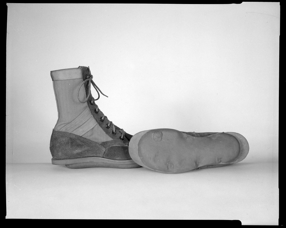 Boot w/ sandel print - Digital Commonwealth