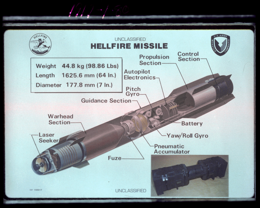 Unclassified Hellfire missile - Digital Commonwealth