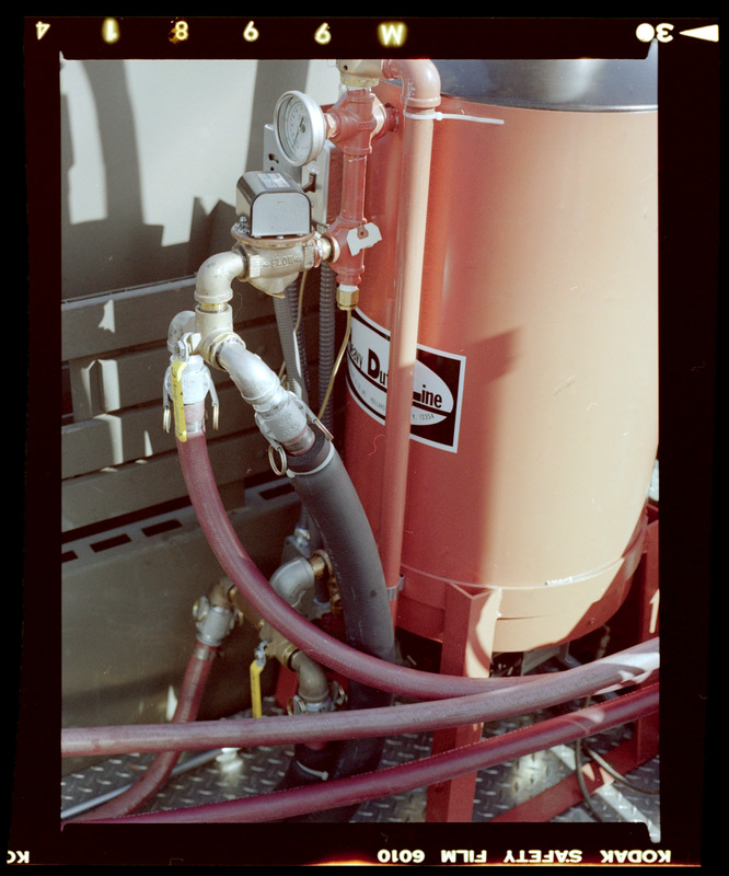 Tank, valves, and hoses - Digital Commonwealth