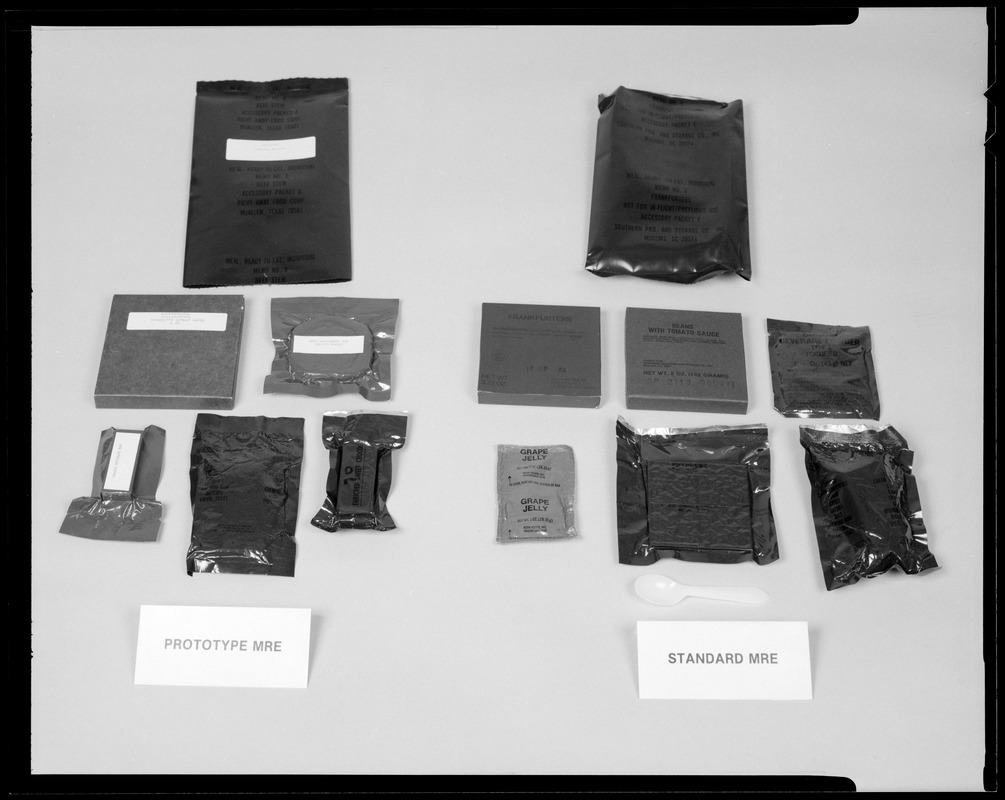Prototype MRE, standard MRE - Digital Commonwealth