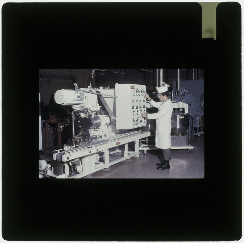 Food lab, automatic dough mixer - Digital Commonwealth