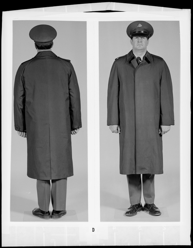 CEMEL rain coat back view front view - Digital Commonwealth