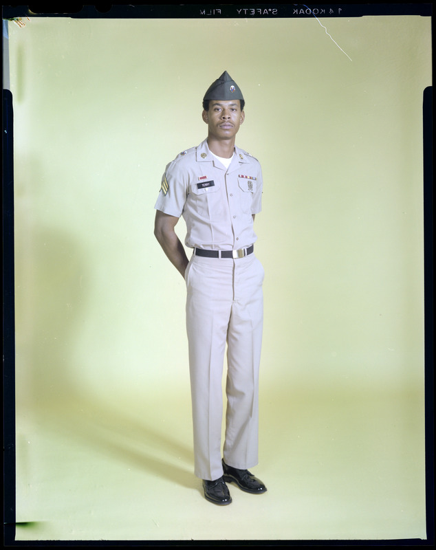 CEMEL, perma press khaki uniform - Digital Commonwealth