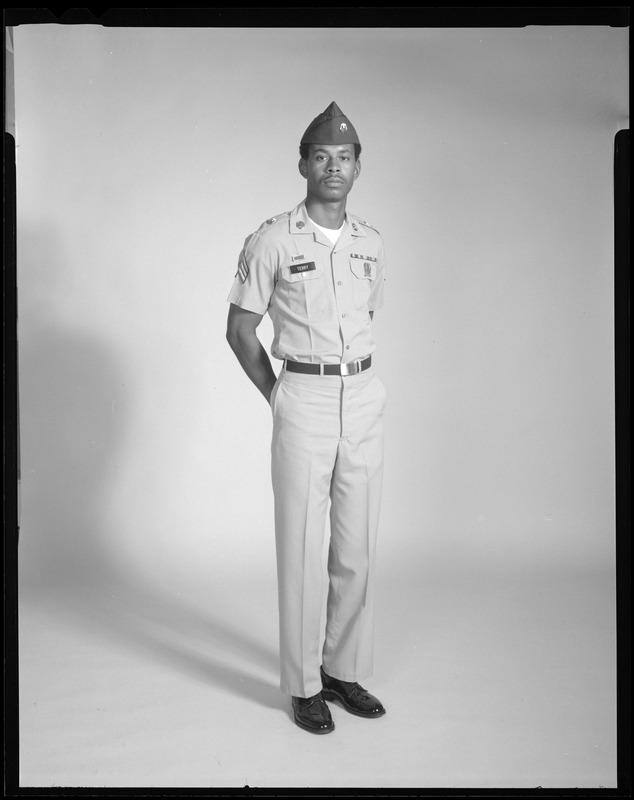 CEMEL, perma press khaki uniform - Digital Commonwealth