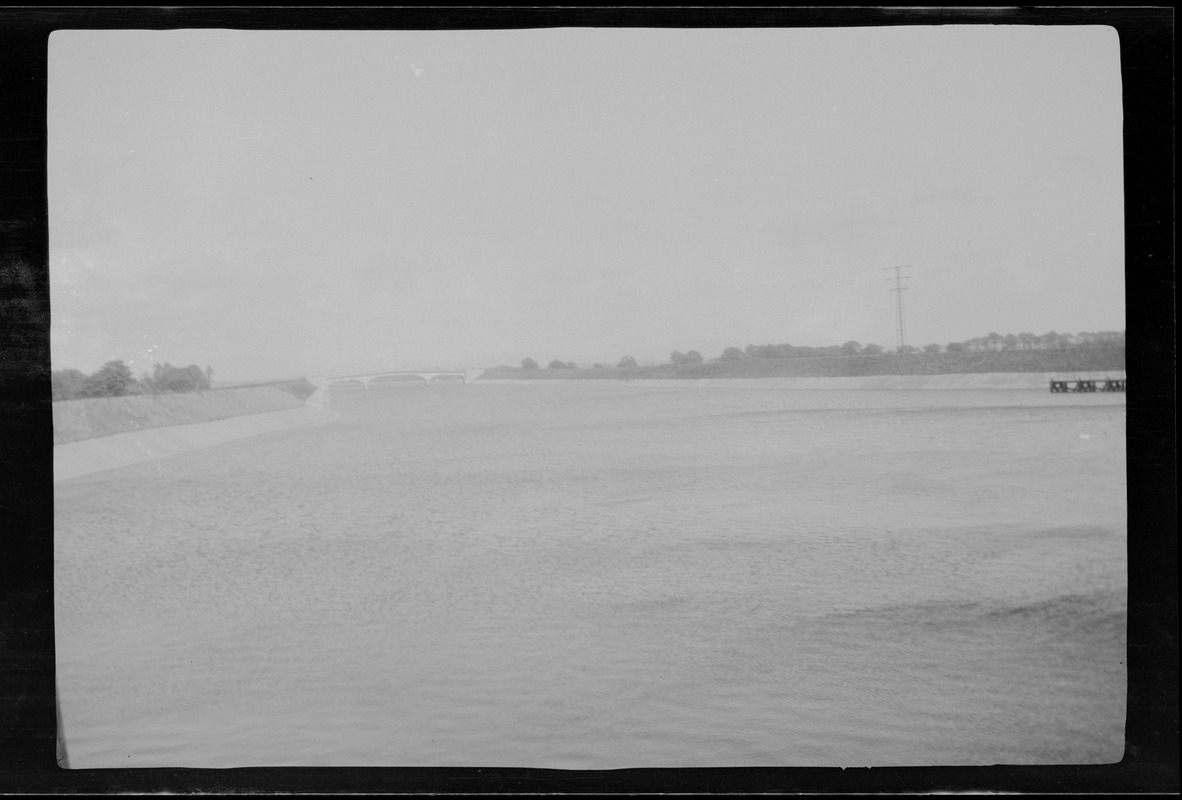 The Shannon River at the "Shannon Scheme," Ardnacrusha, Co. Limerick ...