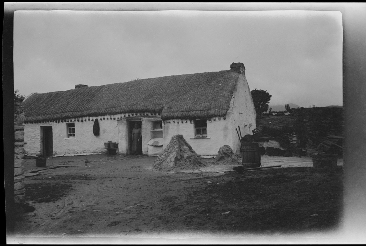 In the Gaeltacht, Mrs. Harry Duggan's house, Gortahork, Co. Donegal ...