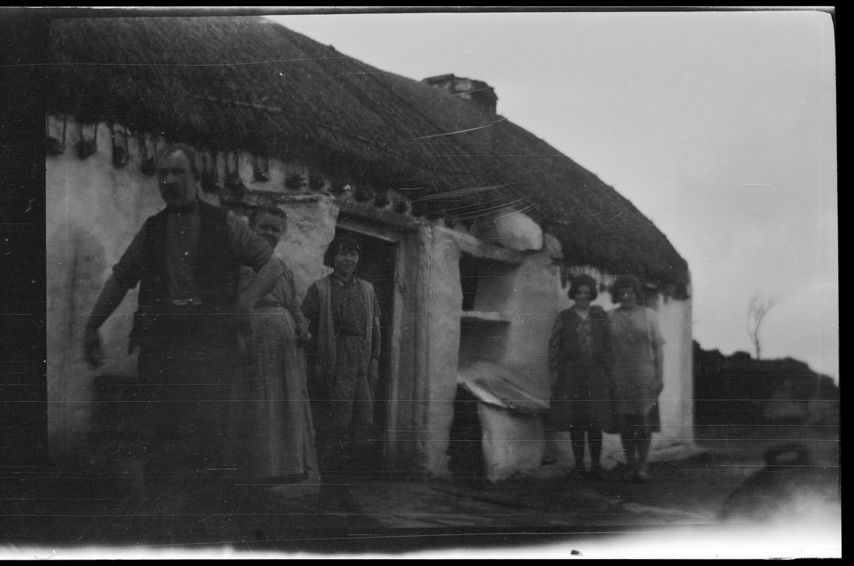 In the Gaeltacht, Mrs. Harry Duggan's house, Gortahork, Co. Donegal ...