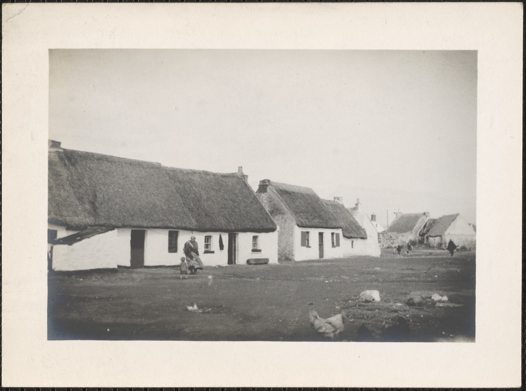 Old cottages in the Claddagh, Galway - Digital Commonwealth
