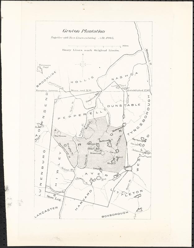 Map of Groton Plantation - Digital Commonwealth