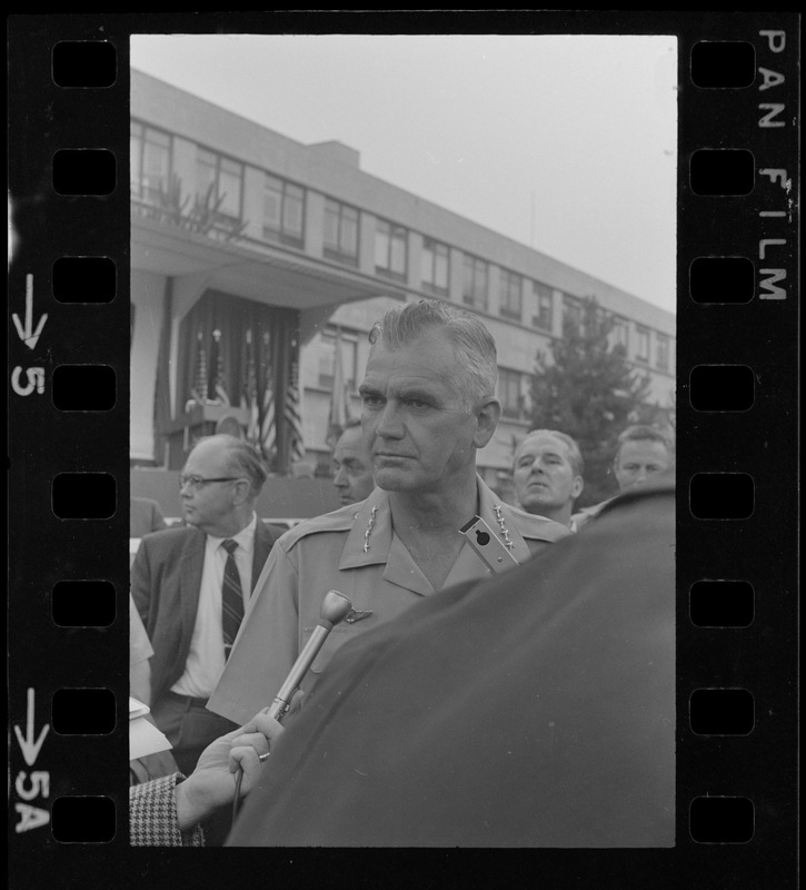 Army Chief of Staff Gen. William C. Westmoreland being interviewed at ...
