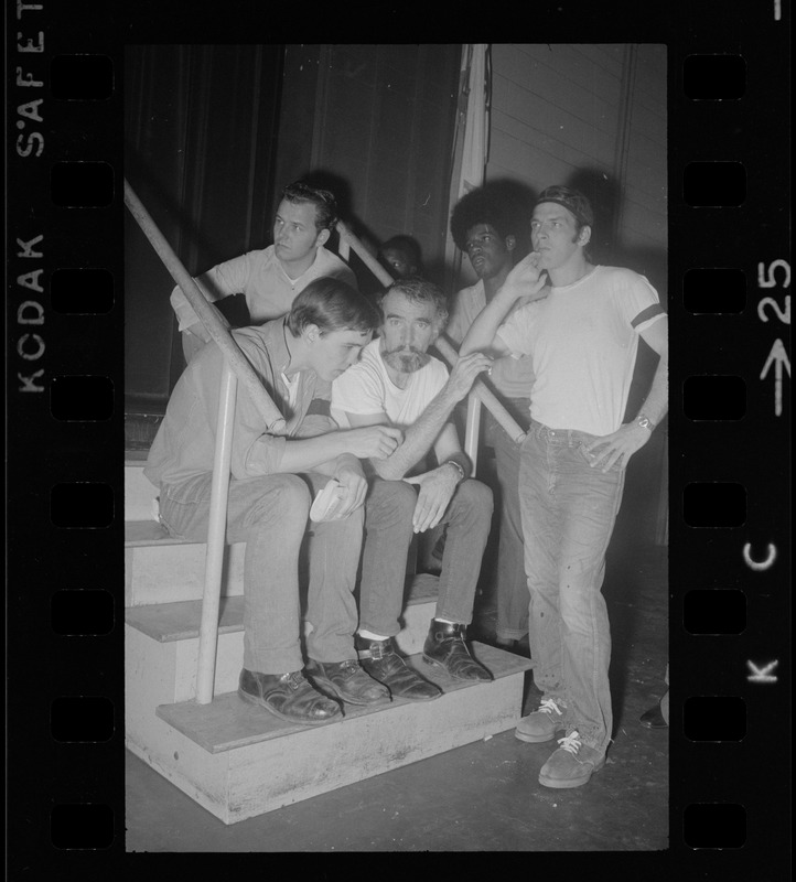 Walpole State Prison inmates, including Jack McCambridge, center, at ...