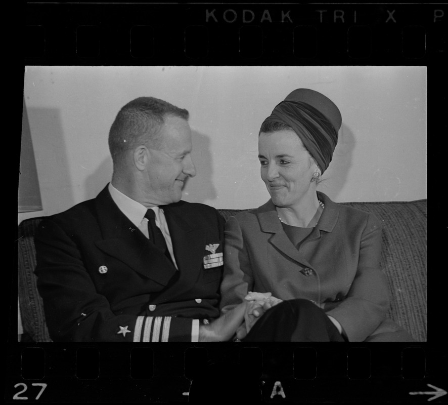 Possibly Captain Gordon H. Hartley and his wife, Charlotte, aboard the ...