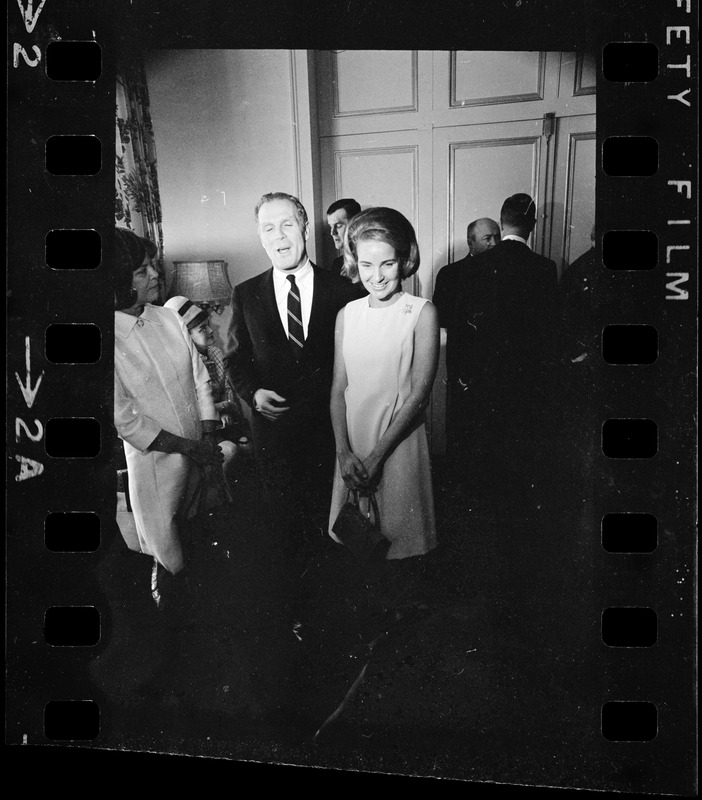 Boston Mayor Kevin White and Kathryn White at inaugural luncheon ...