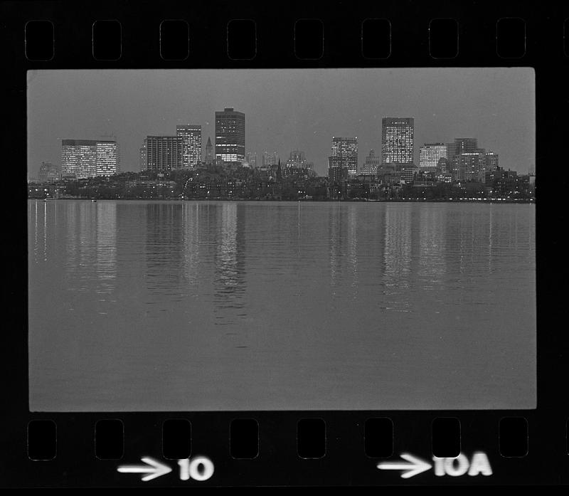 Downtown skyline and Charles River Basin, downtown Boston - Digital ...