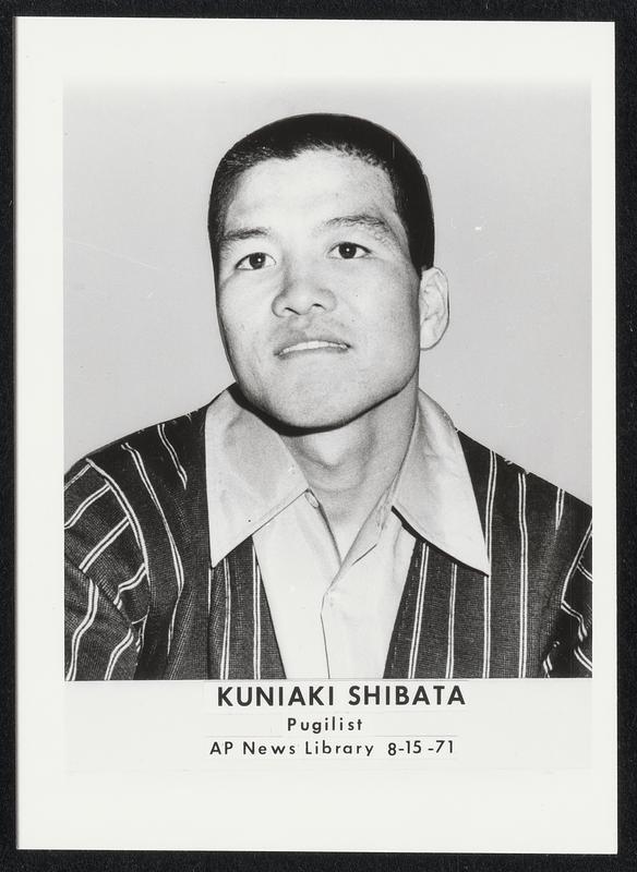 Kuniaki Shibata. Pugilist - Digital Commonwealth