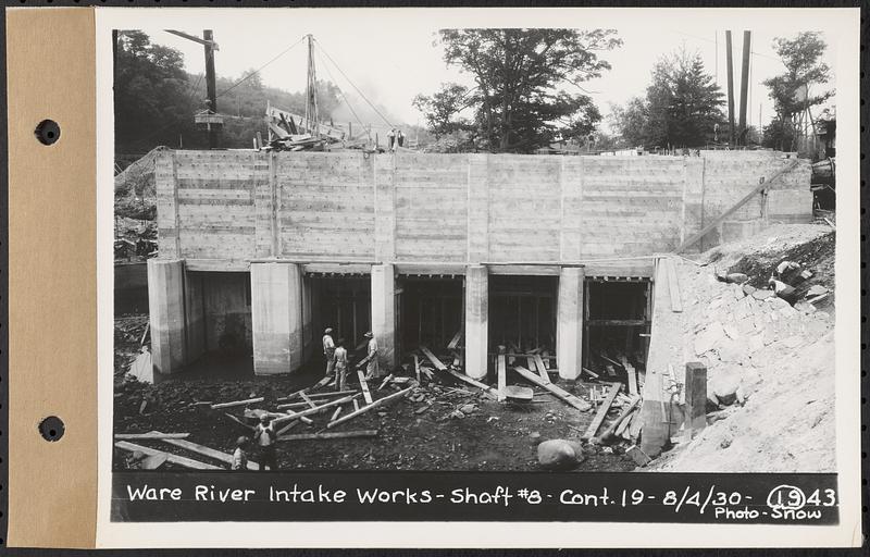 Contract No. 19, Dam and Substructure of Ware River Intake Works at ...