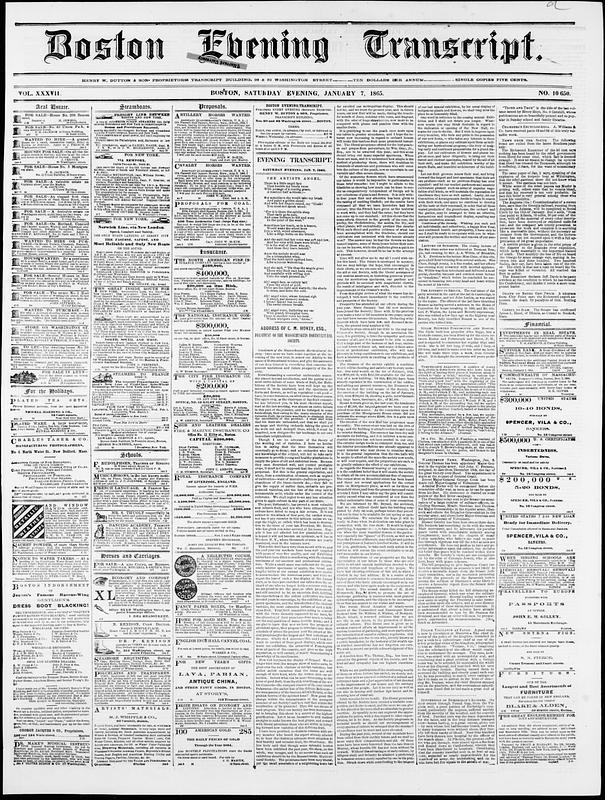 Boston Evening Transcript - Digital Commonwealth