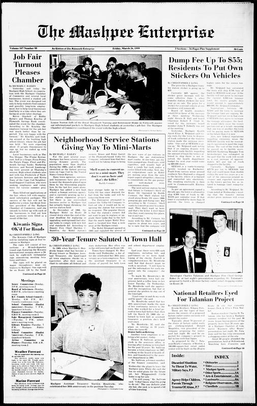 The Mashpee Enterprise. March 26, 1999 - Digital Commonwealth