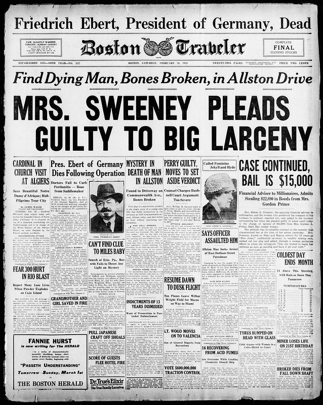The Boston Traveler. February 28, 1925 - Digital Commonwealth