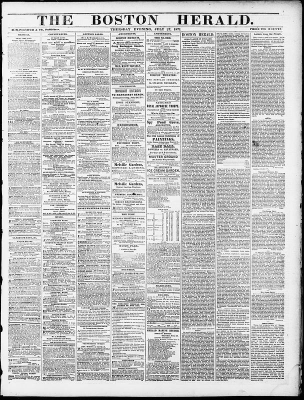 The Boston Herald. July 27, 1871 - Digital Commonwealth