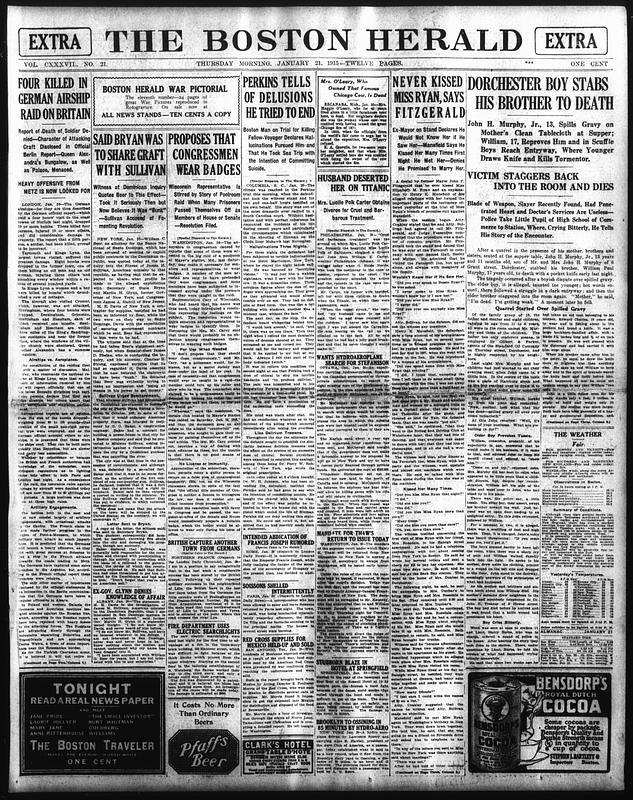 The Boston Herald. January 21, 1915 - Digital Commonwealth