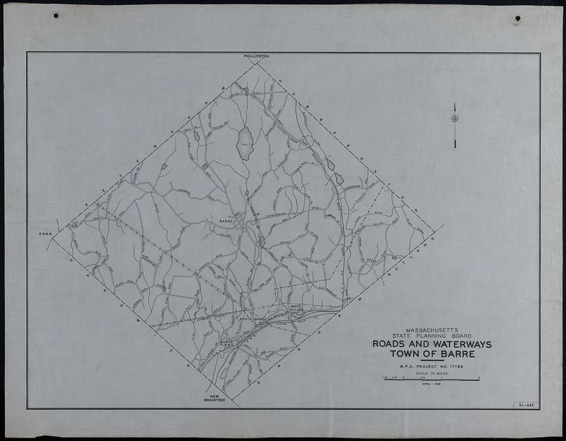 Roads and Waterways Town of Barre - Digital Commonwealth