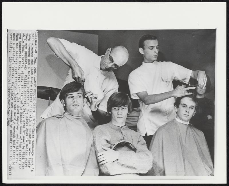 Not Enough Off the Top -- Three teen-age rock 'n roll singers who lost ...