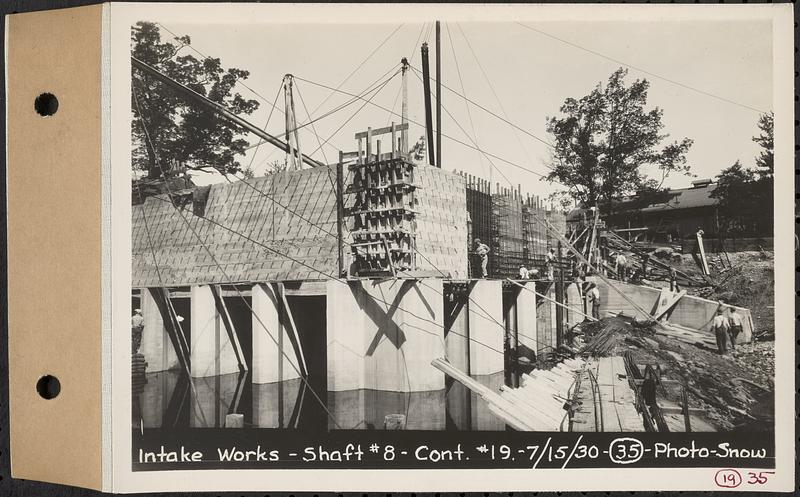 Contract No. 19, Dam and Substructure of Ware River Intake Works at ...