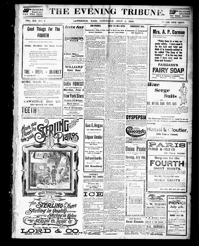 The Evening Tribune. July 01, 1899 - Digital Commonwealth