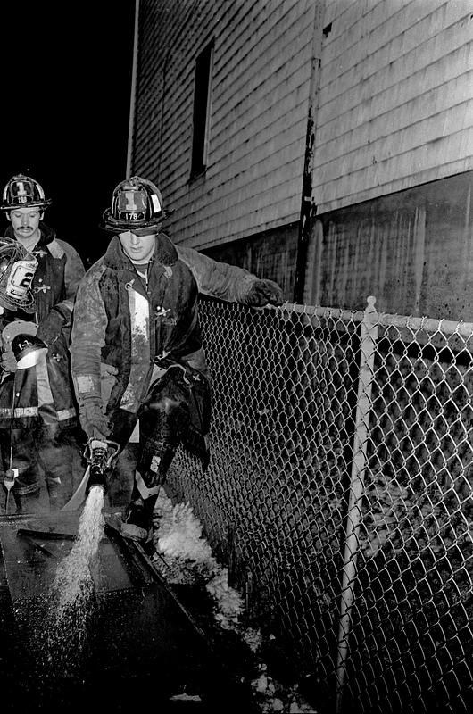 Left to right, firefighters Ed Buckley and Billy Abramofsky - Digital ...